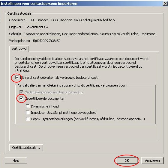 Numerieke handtekening in PDF-documenten